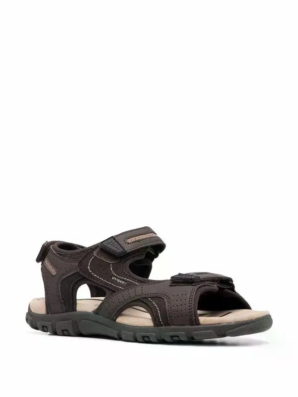 Geox Strada Double-strap Sandals - Brown