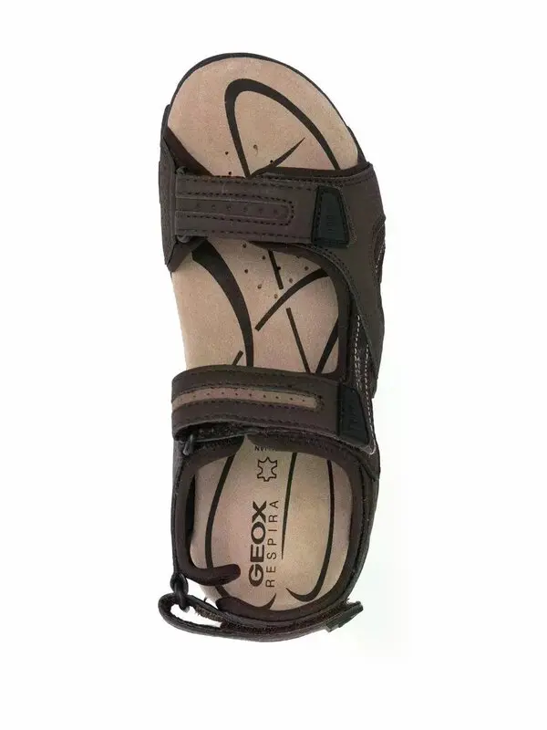 Geox Strada Double-strap Sandals - Brown