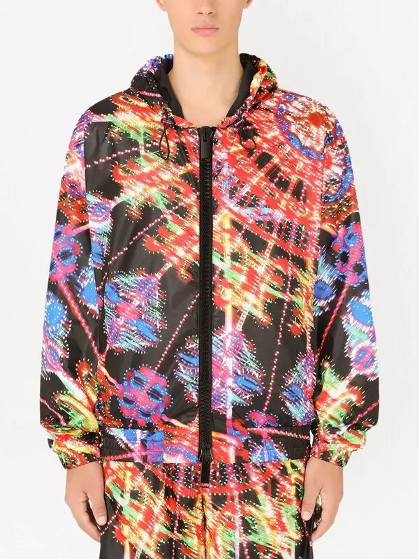 Dolce & Gabbana Luminaire-print Lightweight Jacket