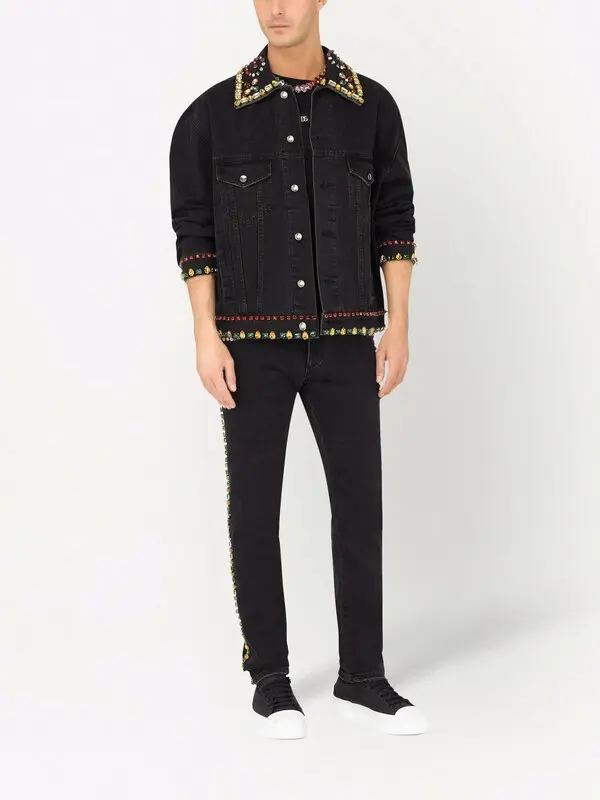 Dolce & Gabbana Embellished-detail Denim Jacket
