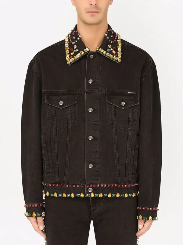 Dolce & Gabbana Embellished-detail Denim Jacket