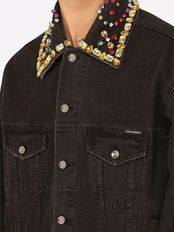 Dolce & Gabbana Embellished-detail Denim Jacket