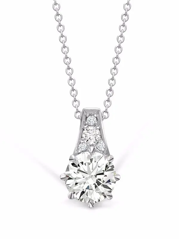PRAGNELL 18kt White Gold Antrobus Diamond Necklace - Silver