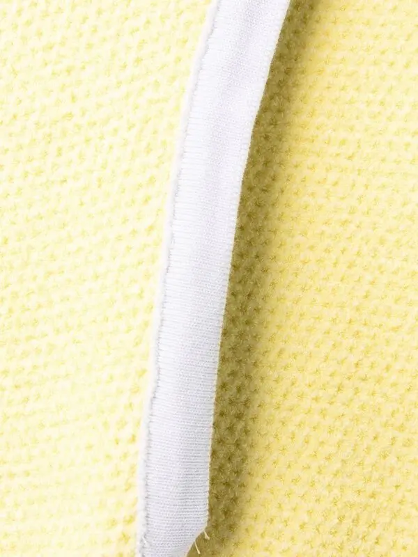 Jacquemus Sorbetto Knitted Mini Dress - Yellow