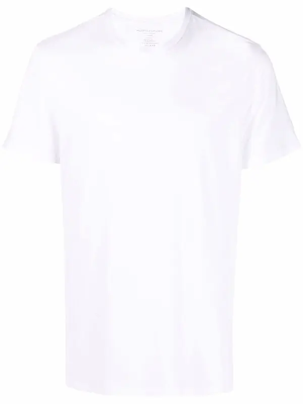 Majestic Filatures Round Neck Short-sleeved T-shirt - White