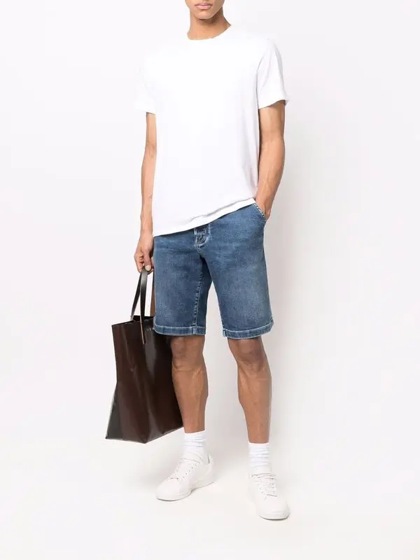Majestic Filatures Round Neck Short-sleeved T-shirt - White