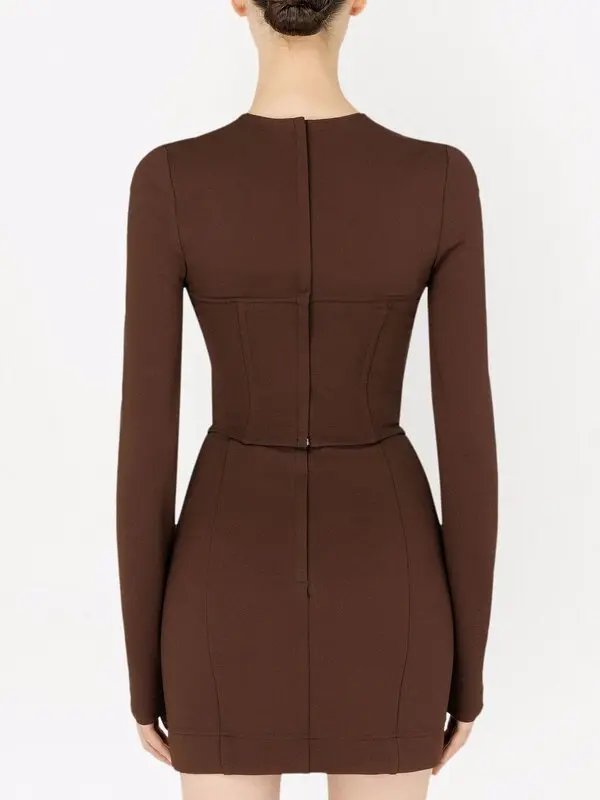 Dolce & Gabbana Long-sleeve Corset Top