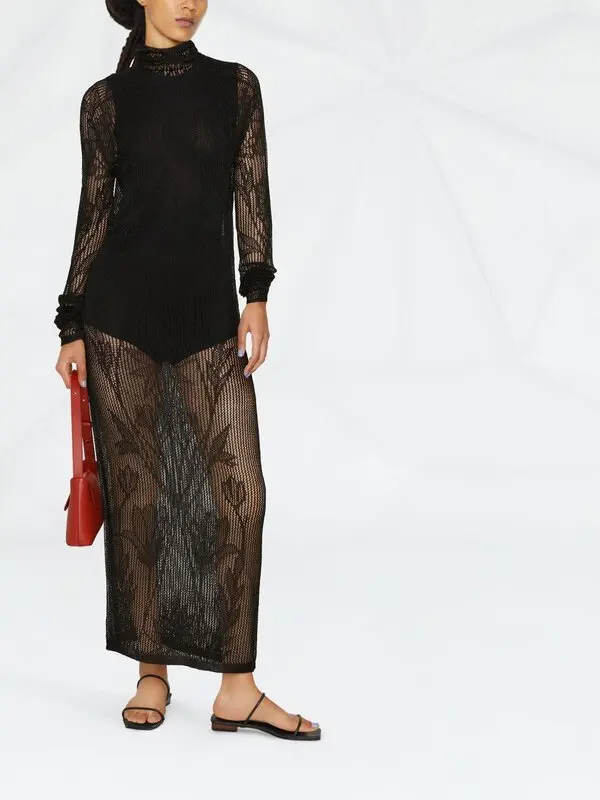 Dsquared2 Open-knit Maxi Dress