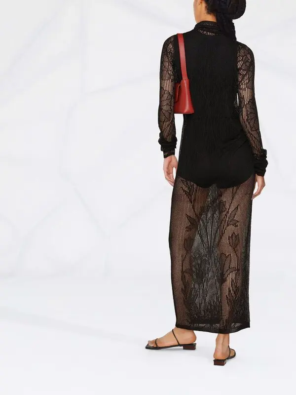 Dsquared2 Open-knit Maxi Dress