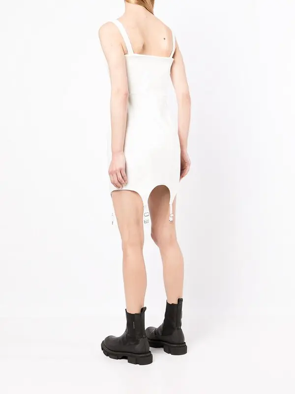 Dion Lee Corset-Style Garter Dress In White - 42% Off | Editorialist