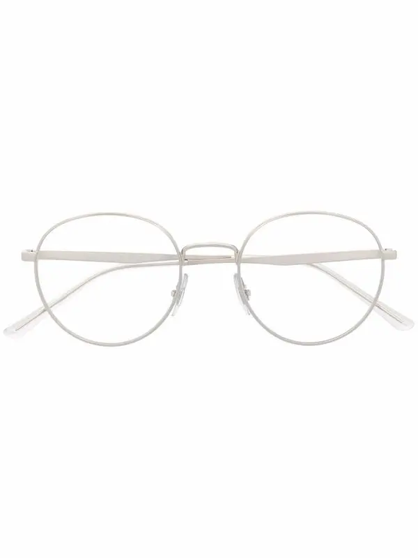 Ray-ban Round-frame Glasses - Silver