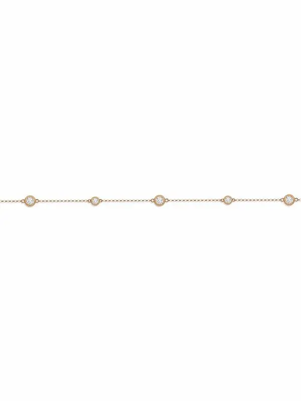 PRAGNELL 18kt Rose Gold Sundance Diamond Bracelet - Pink