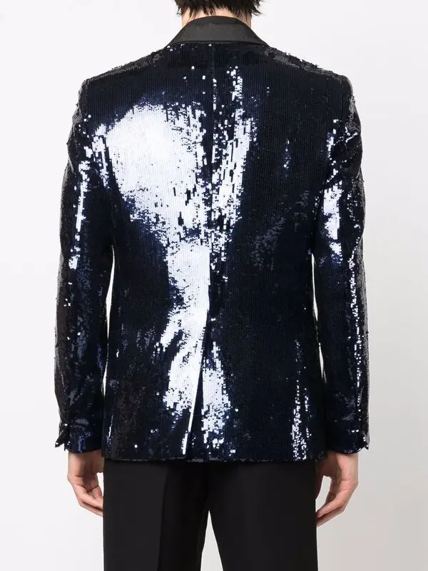Philipp Plein Embellished Single-breasted Blazer - Blue