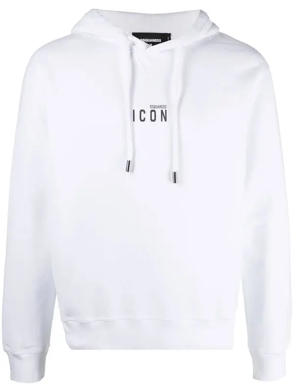 Dsquared2 Logo Print Cotton Hoodie