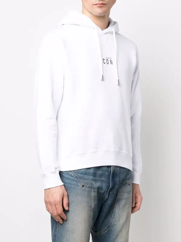 Dsquared2 Logo Print Cotton Hoodie