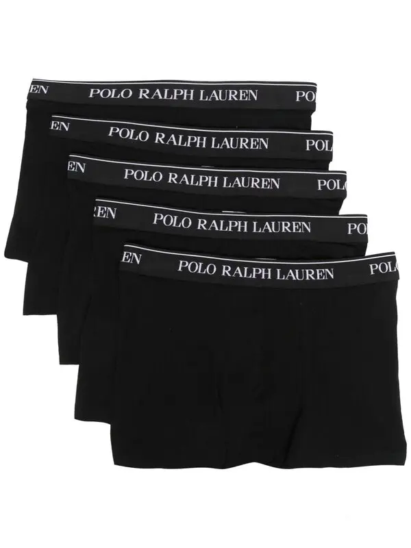 Polo Ralph Lauren Logo-waist Boxers - Black