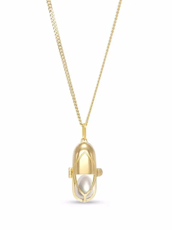 CAPSULE ELEVEN Freshwater Pearl Pendant Necklace - Gold