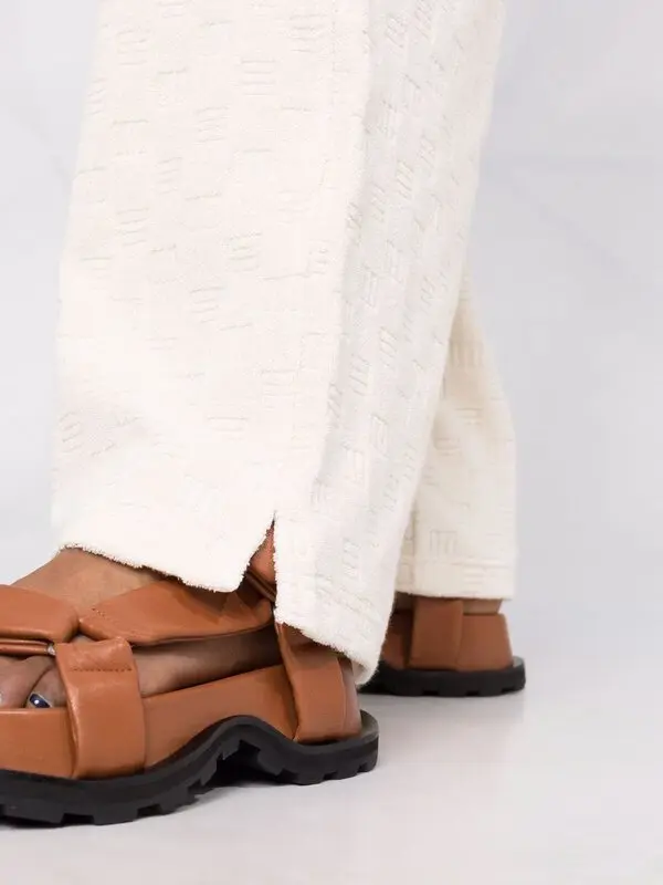 AMBUSH Monogram Terrycloth Trousers - Neutrals