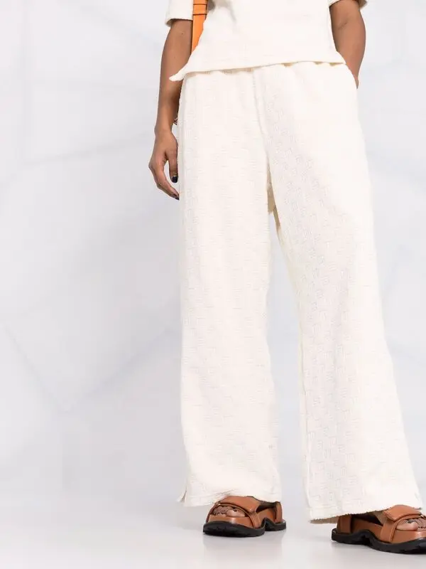 AMBUSH Monogram Terrycloth Trousers - Neutrals