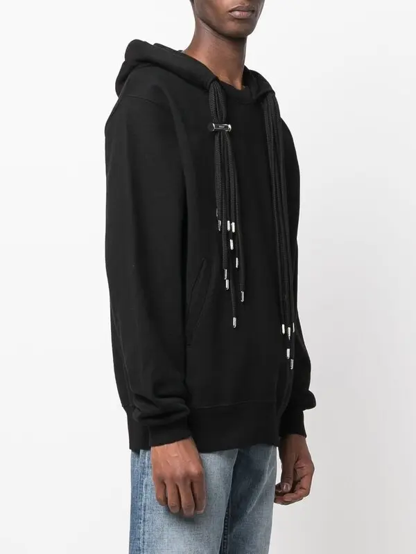 AMBUSH Drawstring Cotton Hoodie - Black