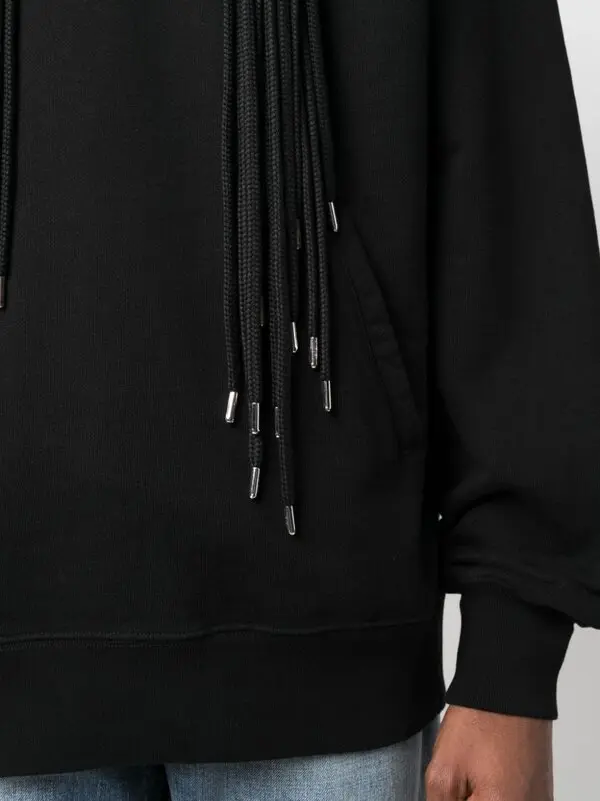 AMBUSH Drawstring Cotton Hoodie - Black
