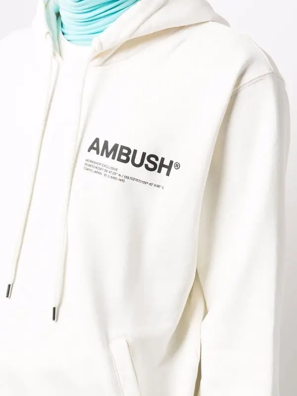AMBUSH Workshop Cotton Hoodie - White