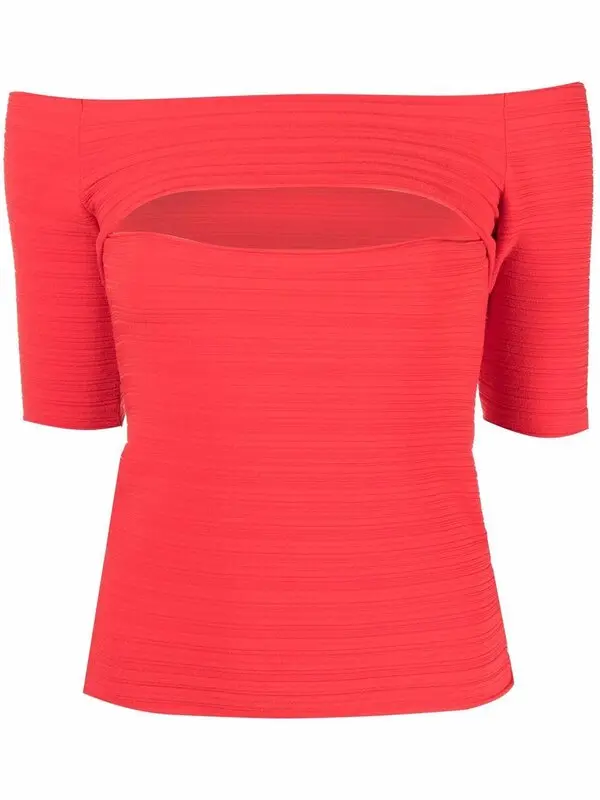 Stella McCartney Off-shoulder Cut-out Top