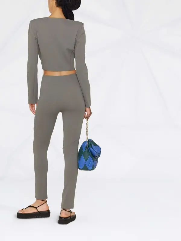 Patrizia Pepe Cropped Zip-up Jacket