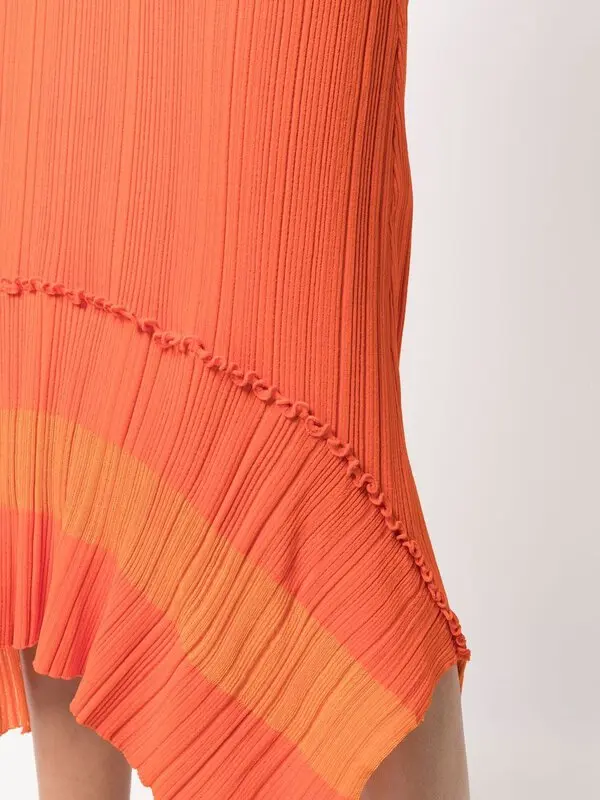 Stella McCartney Two-tone Fine-ribbed Skirt