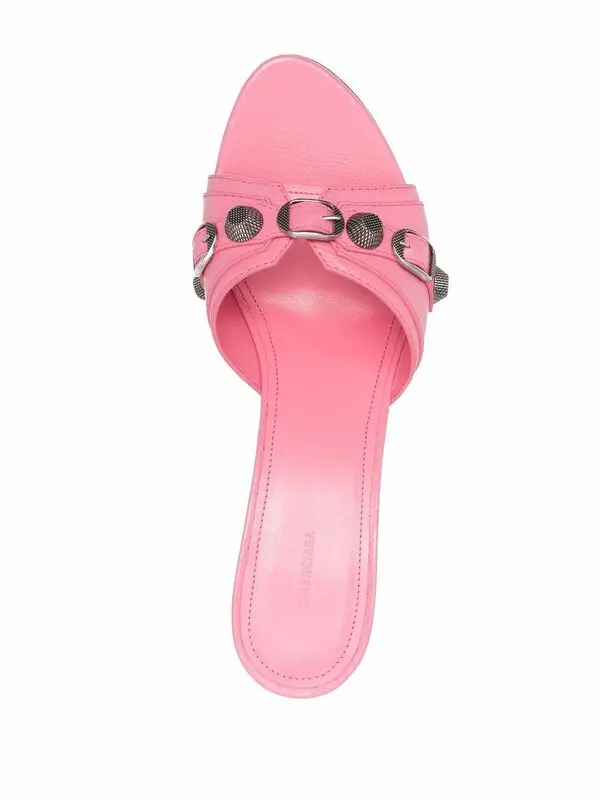 Balenciaga 70mm Cagole Sandals - Pink