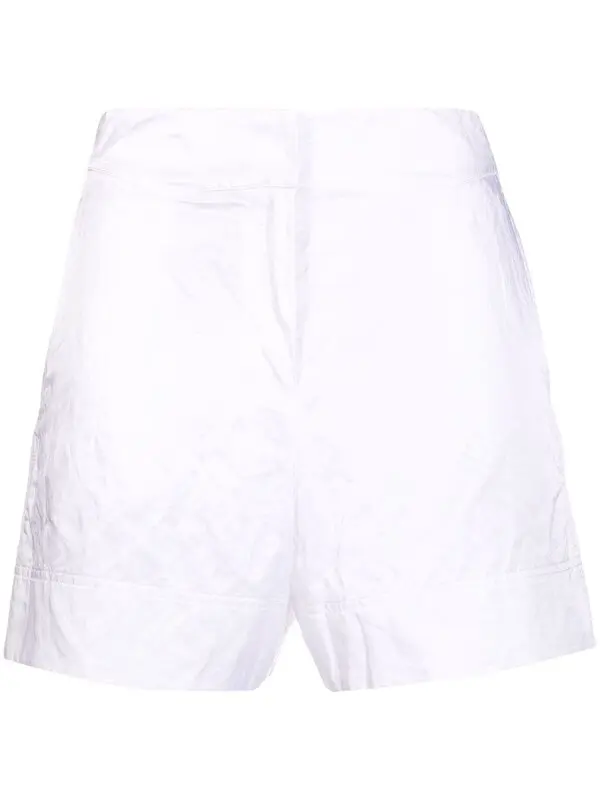 Shiatzy Chen High-waisted Straight Leg Shorts