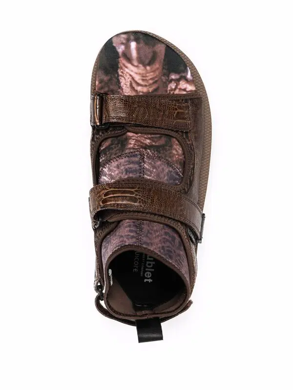 DOUBLET Dinossaur Layered Sandals