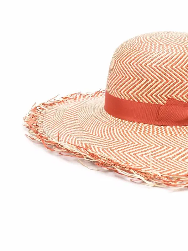 Borsalino Quito Ribbon Sunhat - Orange
