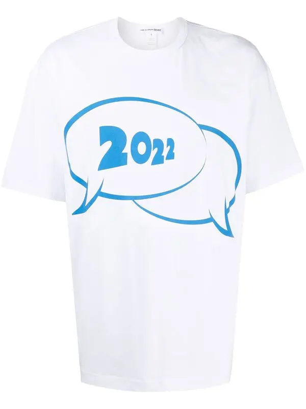 Comme Des Garçons Speech Bubble T-shirt - White