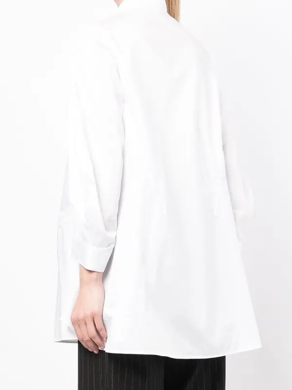 Shiatzy Chen Cotton Mandarin-collar Shirt