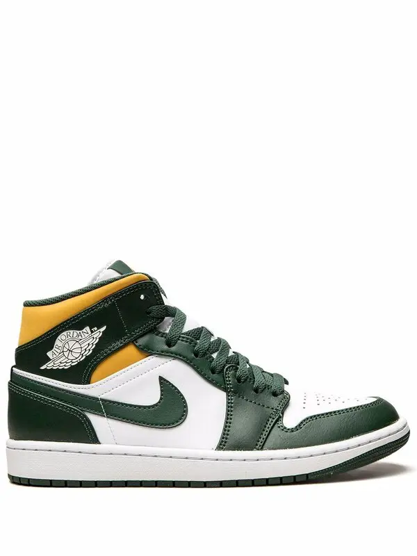 JORDAN Air 1 Mid Sonics Sneakers - Green