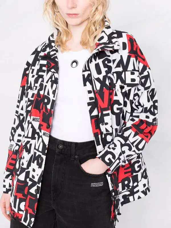 Moschino Alphabet-print Jacket