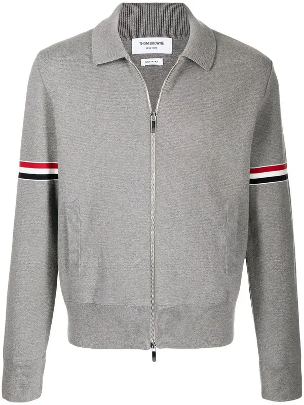 Thom Browne Rwb Stripe Cardigan