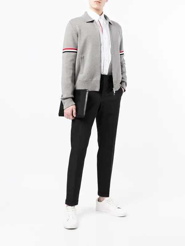 Thom Browne Rwb Stripe Cardigan