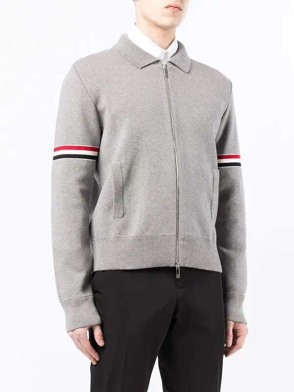 Thom Browne Rwb Stripe Cardigan