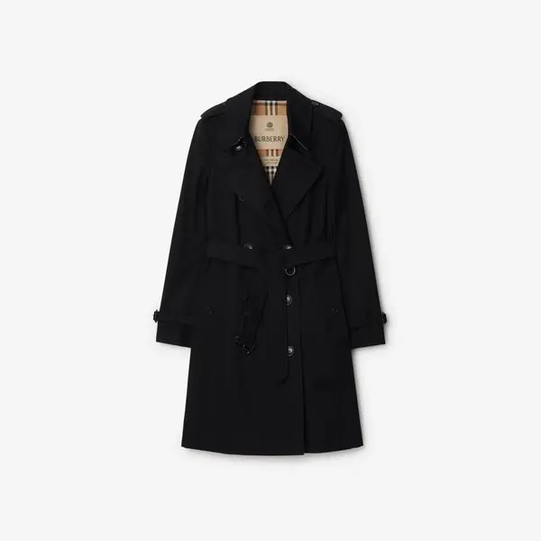 Burberry Chelsea Heritage Trench Coat - Black