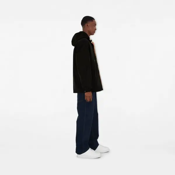 Burberry Reversible Check Hooded Jacket - Black