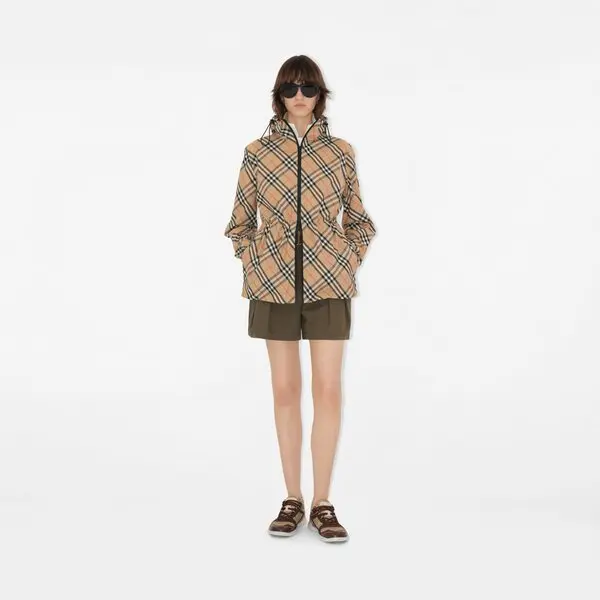 Burberry Check Lightweight Jacket - Sand