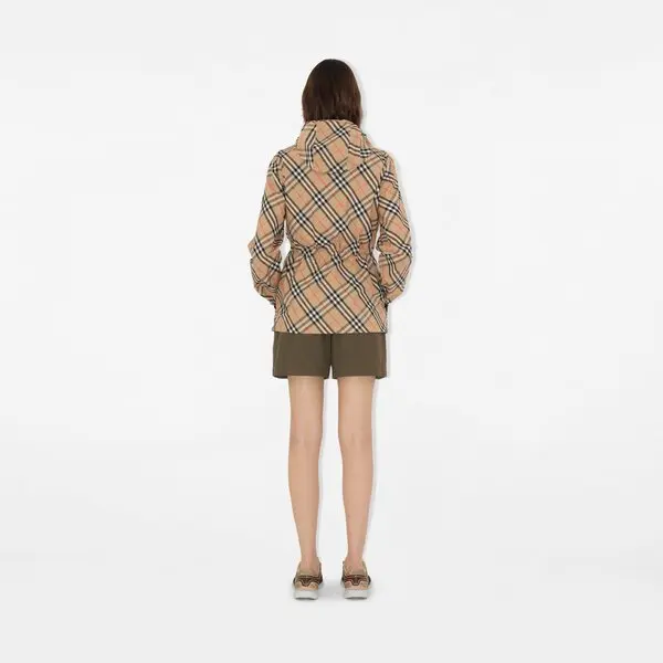 Burberry Check Lightweight Jacket - Sand