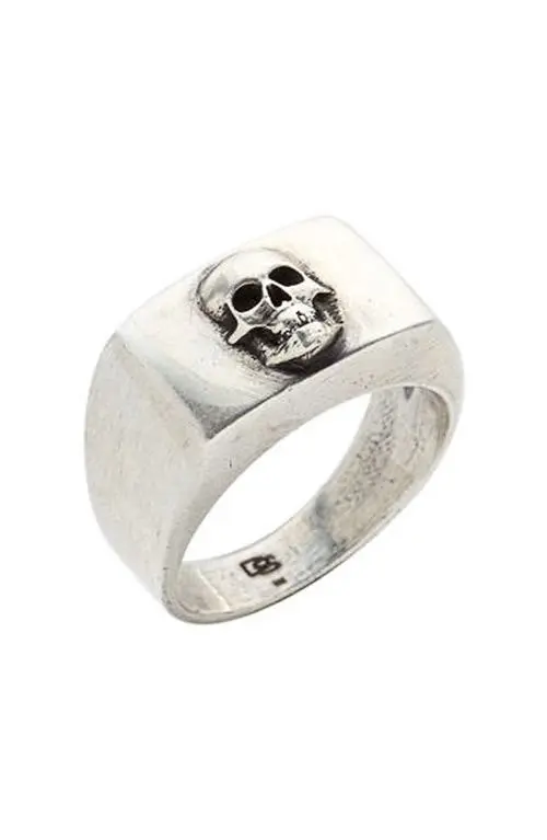 DEGS & SAL Sterling Skull Ring - Silver
