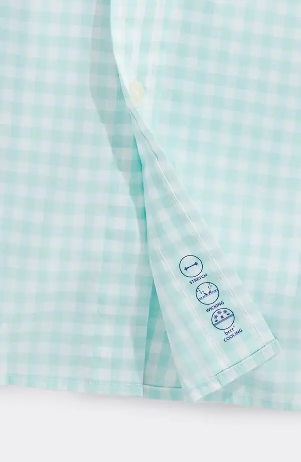 Vineyard Vines Classic Fit On-the-go Brrrº Gingham Button-down Shirt