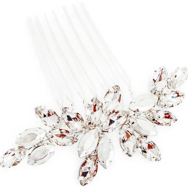 Brides & Hairpins Vasiliki Crystal Hair Comb - Silver