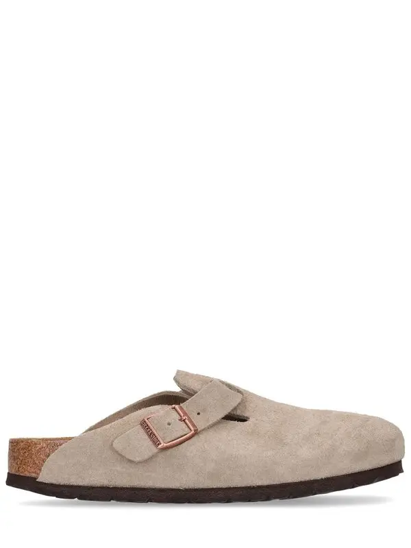 BIRKENSTOCK Boston Soft Suede Sandals