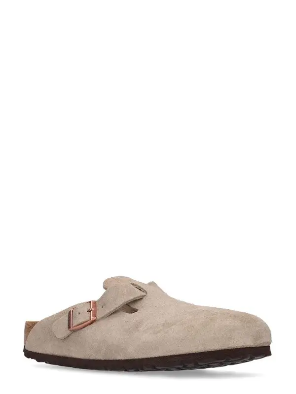 BIRKENSTOCK Boston Soft Suede Sandals