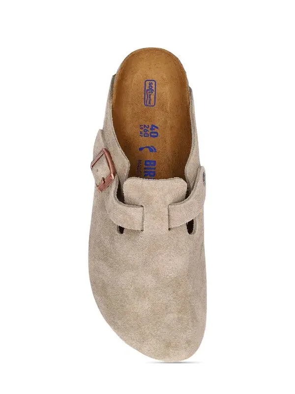 BIRKENSTOCK Boston Soft Suede Sandals